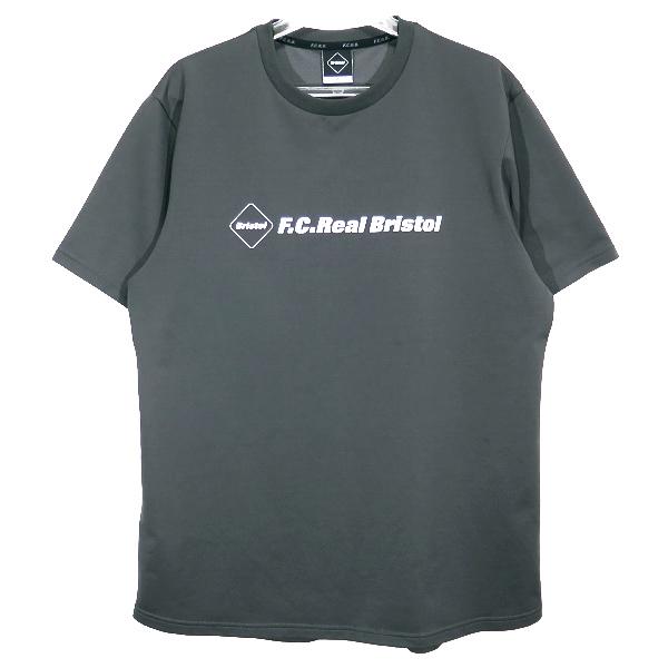 F.C.Real Bristol エフシーレアルブリストル 21SS AUTHENTIC MESH TEE FCRB-210026 オーセンティック メッシュ Tシャツ グレー F.C.R.B ...