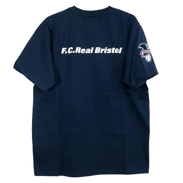 F.C.Real Bristol 21AW MLB TOUR TEAM TEE FCRB-212020 エフシーレアルブリストル メジャーリーグベースボール ツアー チーム Tシャツ ネイビー ...