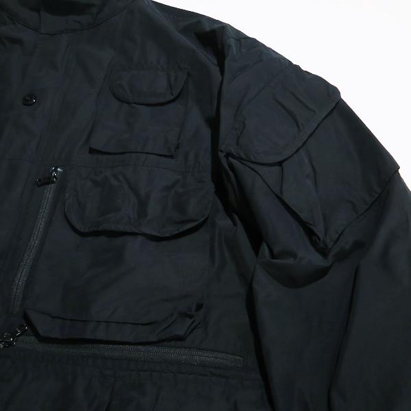 WTAPS ダブルタップス 20AW MODULAR/JACKET/NYCO.TUSSAH 202BRDT-JKM01 モジュラー ジャケット ナイロン コットン タッサー ブラック アウター ...