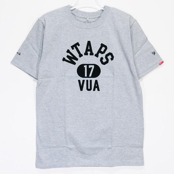 WTAPS ダブルタップス 17SS RIM TEE 171PCDT-ST01S 17 VUA カレッジ プリント ショートスリーブ Tシャツ グレー 半袖 カットソー : Nana ...