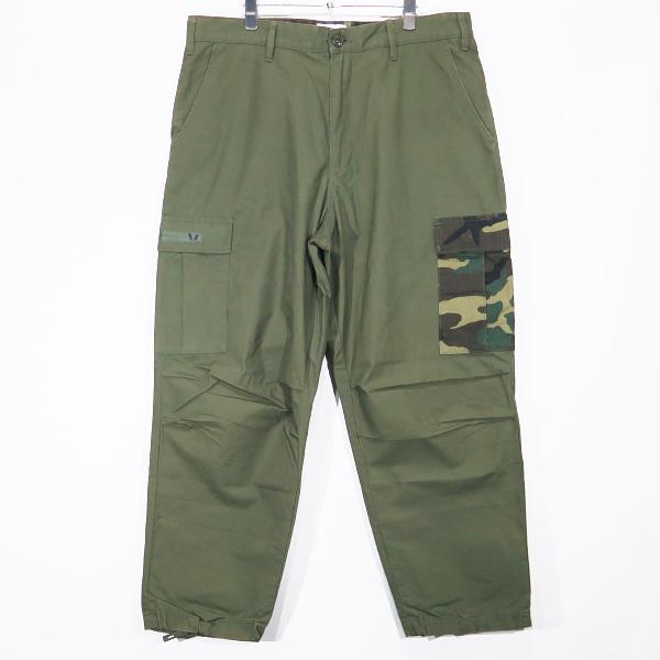 WTAPS ダブルタップス 21AW JUNGLE STOCK/TROUSERS/COTTON.RIPSTOP 212WVDT-PTM03 ジャングル ストック トラウザーズ オリーブドラブ ...