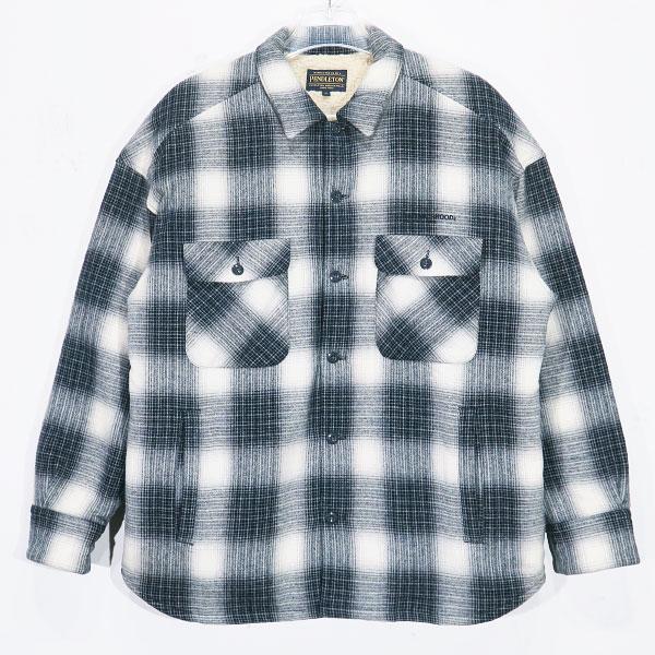 NEIGHBORHOOD ネイバーフッド x PENDLETON ペンドルトン 22AW PENDLETON.CHECK BOA SH LS.WO 2221508N-SHM01 チェック ボア ...
