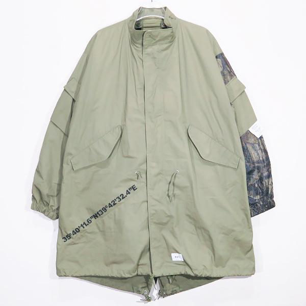 WTAPS ダブルタップス 20SS W51/JACKET.COTTON.WEATHER 201WVDT-JKM01 M-51 ジャケット コットン ウェザー オリーブドラブ アウター モッズ ...