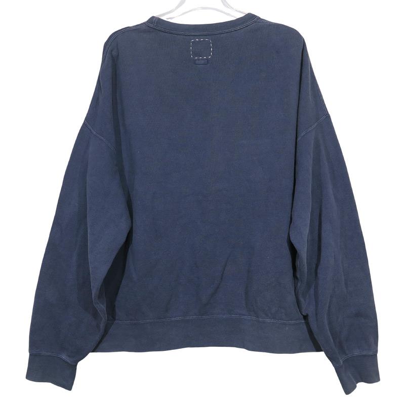 visvim VISVIM ビズビム 23AW AMPLUS SB SWEAT L/S DMGD (U.D.) 0123205010021 ヴィスヴィム アンプラス スウェット ネイビー ...