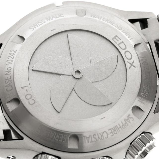 EDOX エドックス クロノオフショア1 CO-1 クオーツ 腕時計 ブランド メンズ チタン クロノグラフ 10242-TINM-GIDNO アナログ ブラック 黒 : 腕時計のななぷれ ...