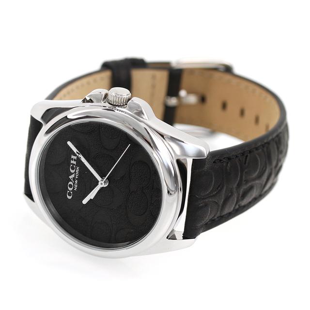 COACH コーチ グレイソン クオーツ 腕時計 ブランド レディース 革ベルト 14504142 アナログ ブラック 黒 : 腕時計のななぷ ...