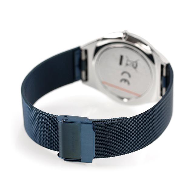 BERING 本日+16倍 ベーリング ULTRA SLIM 腕時計 ブランド メンズ 18740-307 アナログ ネイビー : 腕時計の ...