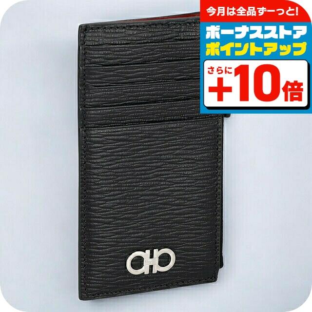 フェラガモ カードケース メンズ ブランド Ferragamo 660805PEBBLE NR RF 749 689 ブラック : 660805pebble-nr-rf-749-689 : 腕 ...