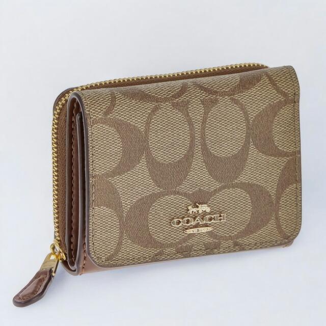 2/1はさらに+20倍 コーチ三つ折り財布 レディース ブランド COACH シグネチャー 7331 IME74 1 ブラウン : 7331-ime74-1 : 腕時計のななぷれYahoo!店 ...