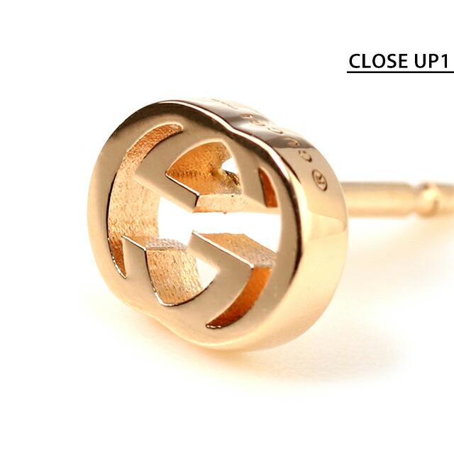 GUCCI グッチ ピアス メンズ レディース ブランド インターロッキングG 18K ピンクゴールド 18金 スタッド 両耳用 759061 J8500 5702 : 腕時計のななぷれ ...