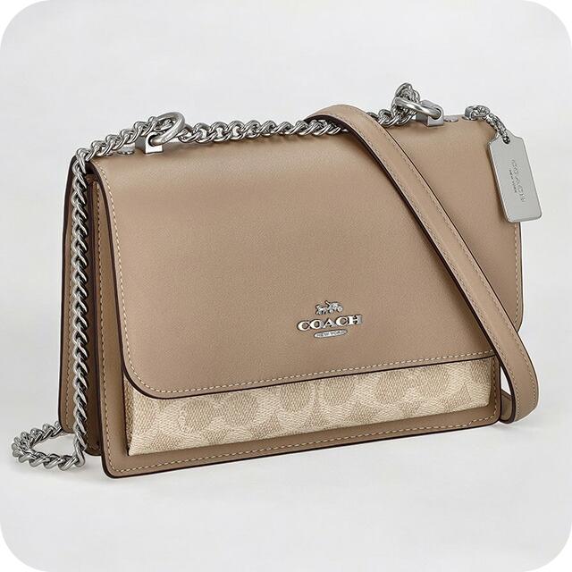 COACH コーチ ショルダーバッグ レディース ブランド CV978 SVPWH ベージュ : 腕時計のななぷれYahoo!店 - 通販 ...