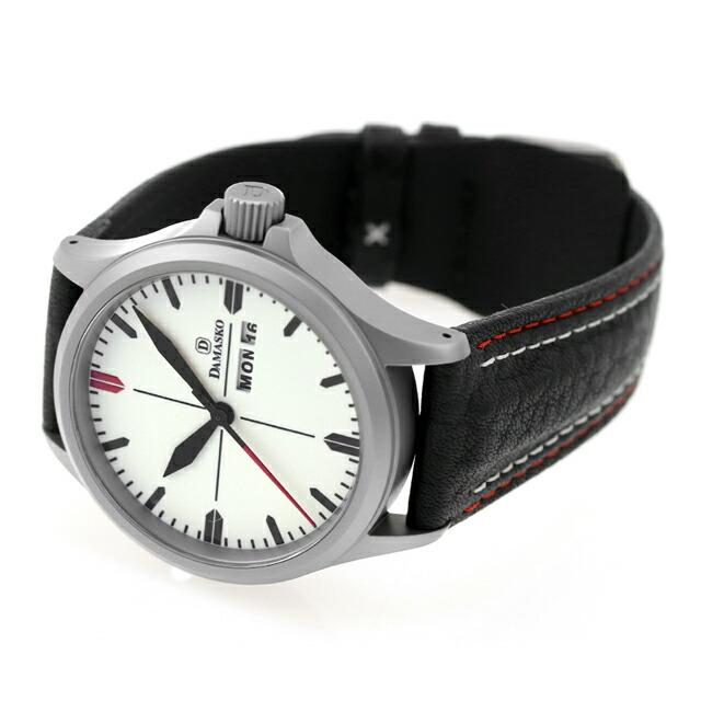 DAMASKO（ダマスコ） クラシック スリーハンド 自動巻き 腕時計 ブランド メンズ DAMASKO DA35 L アナログ ホワイト ...