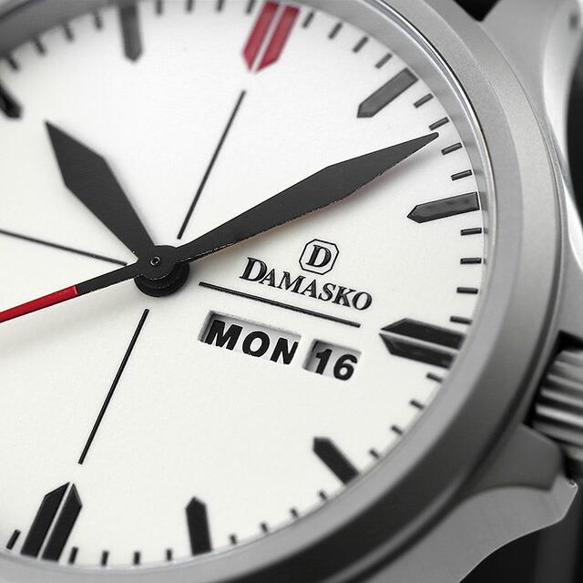 DAMASKO（ダマスコ） クラシック スリーハンド 自動巻き 腕時計 ブランド メンズ DAMASKO DA35 L アナログ ホワイト ...