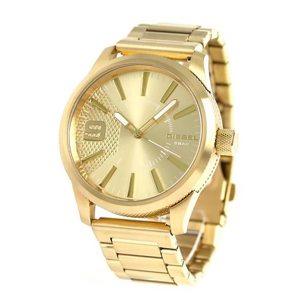 DIESEL 本日さらに+16倍 ディーゼル 時計 ラスプ 47mm クオーツ メンズ DZ1761 オールゴールド 腕時計 : 腕時計のなな ...
