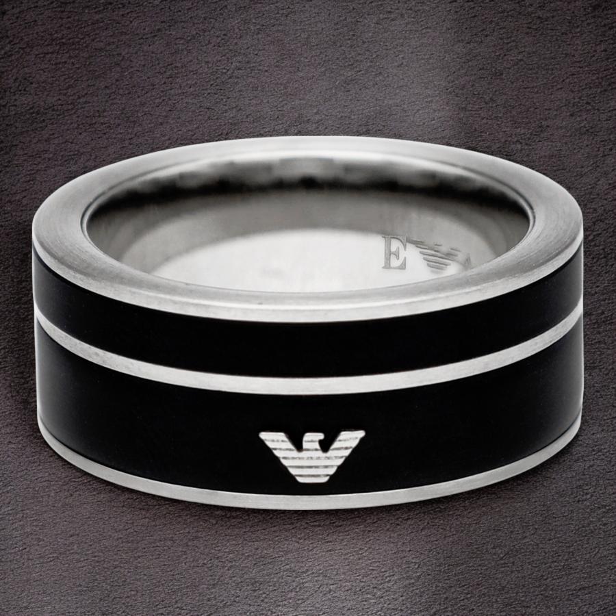 EMPORIO ARMANI エンポリオ・アルマーニ リング メンズ ブランド EGS2032040514 ブラック/シルバー : 腕時計のななぷれYahoo!店 - 通販 - Yahoo ...