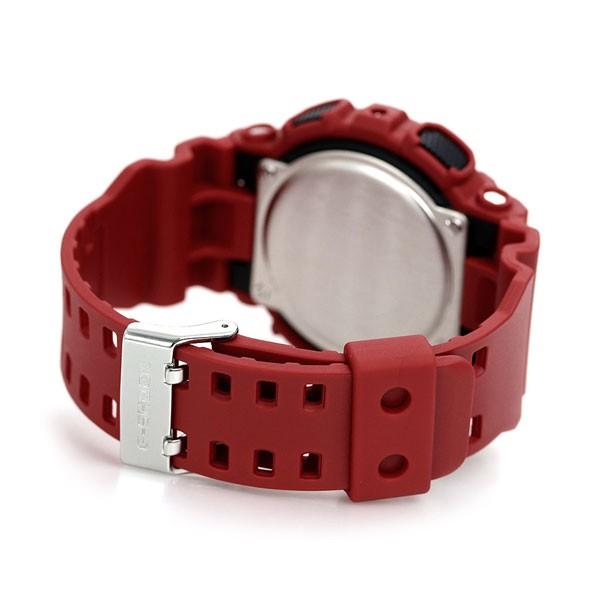 BIG CASE gショック ジーショック G-SHOCK STANDARD ブラック レッド GA-100B-4ADR カシオ CASIO ...