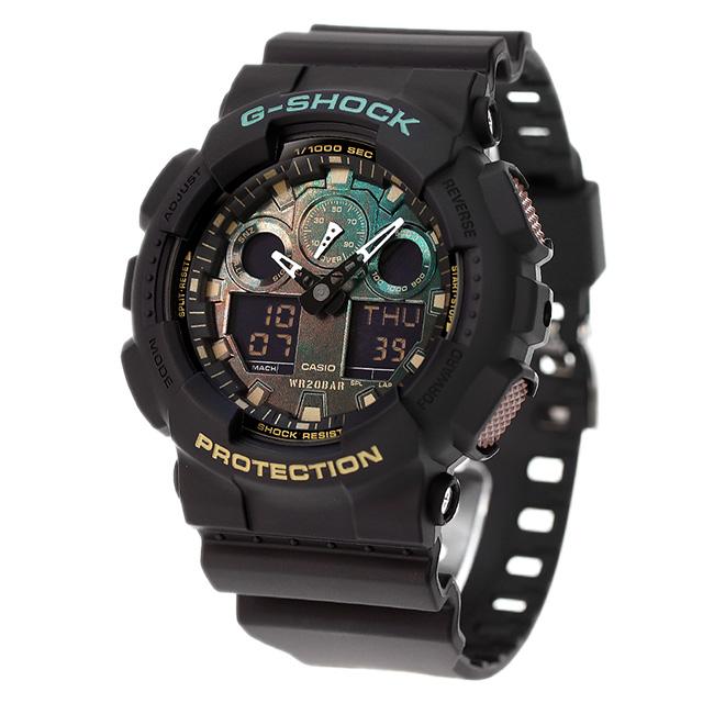 G-SHOCK gショック ジーショック GA-100RC-1A メンズ 腕時計 ブランド カシオ アナデジ ブラック スチールブラウン 黒 ...