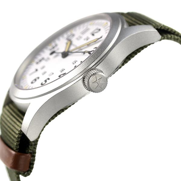 KHAKI FIELD ハミルトン カーキ フィールド 42mm 手巻き メンズ 腕時計 ブランド H69529913 ホワイト : 腕時計の ...