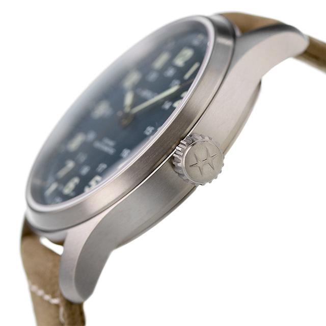 KHAKI FIELD ハミルトン カーキ フィールド チタニウム オート 自動巻き 機械式 腕時計 ブランド メンズ チタン 革ベルト ...