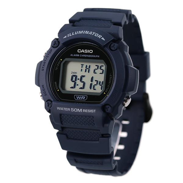 CASIO（カシオ） 腕時計 ブランド チープカシオ チプカシ 海外モデル メンズ レディース 時計 W-219H-2AVDF ブルー : 腕 ...