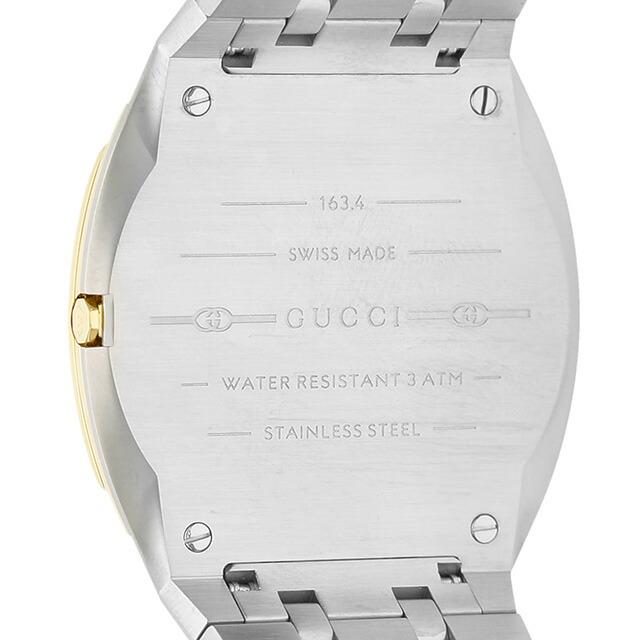 12/29はさらに+21倍 グッチ GUCCI 25H クォーツ 電池式 腕時計 ブランド メンズ レディース GUCCI YA163405 ...