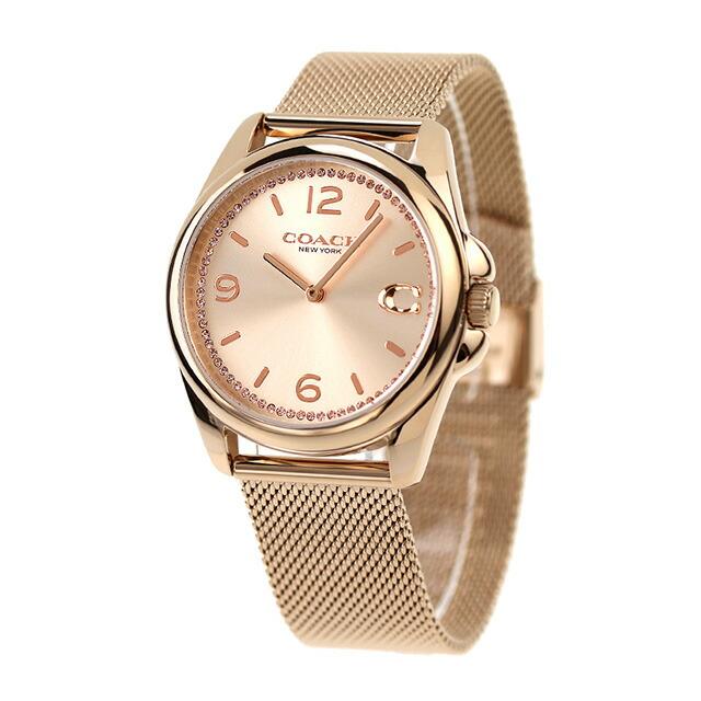 COACH コーチ グレイソン クオーツ 腕時計 ブランド レディース 14504143 アナログ ピンクゴールド : 腕時計のななぷれ ...