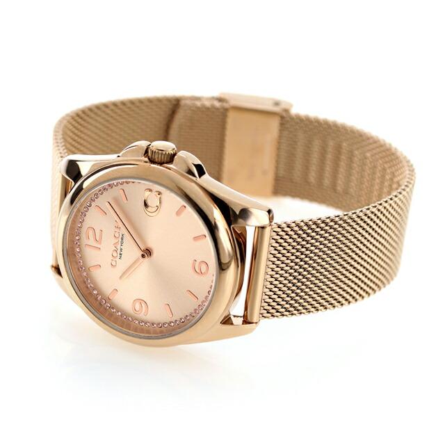 COACH コーチ グレイソン クオーツ 腕時計 ブランド レディース 14504143 アナログ ピンクゴールド : 腕時計のななぷれ ...