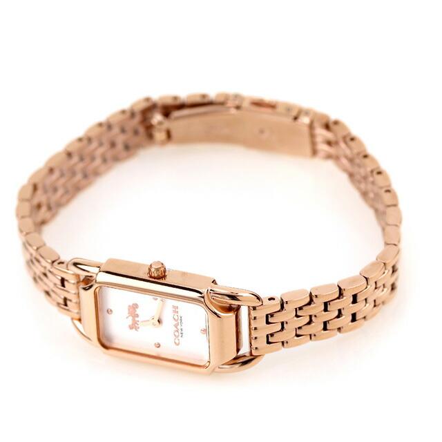 コーチ CADIE クオーツ 腕時計 ブランド レディース COACH 14504171 アナログ ホワイト ゴールド 白 :14504171 ...