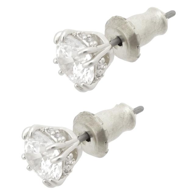 SWAROVSKI スワロフスキー ブランド ピアス レディース 5636712 コンステラ ラウンドカット クリスタル スタッド シルバー ...