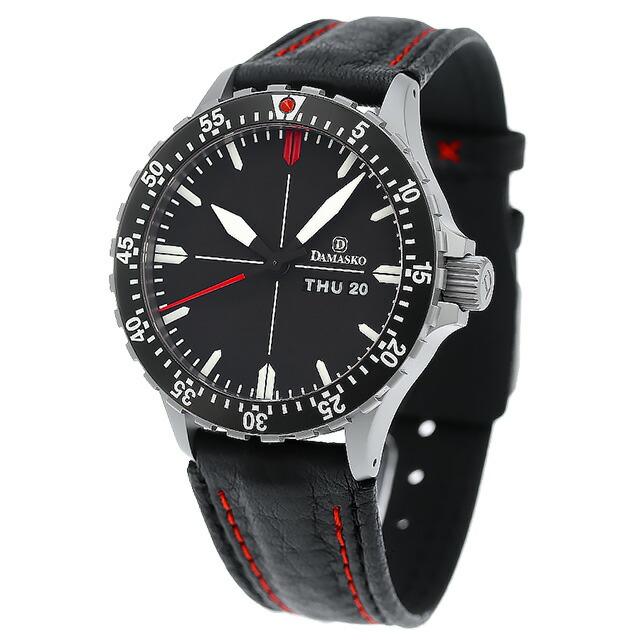 DAMASKO（ダマスコ） スリーハンド 回転ベゼル 自動巻き 腕時計 ブランド メンズ DAMASKO DA44 L アナログ ブラック 黒 ...