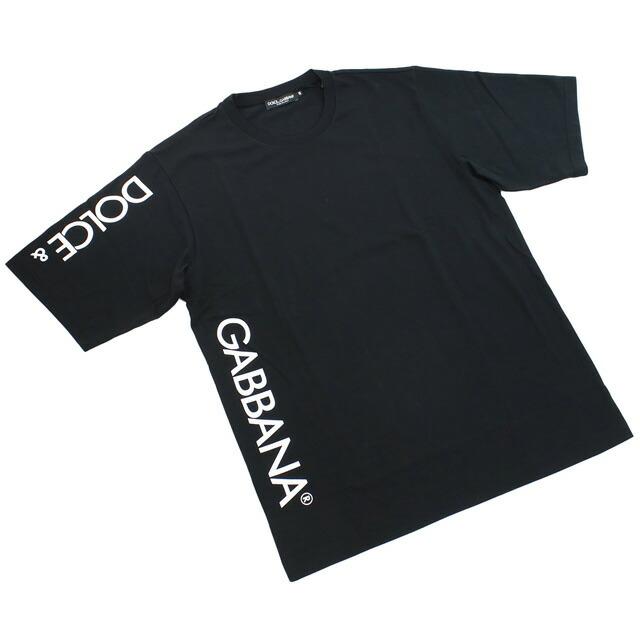 DOLCE&GABBANA（ドルチェ & ガッバーナ） Tシャツ メンズ ブランド コットン100% イタリア G8PC7T ブラック ...