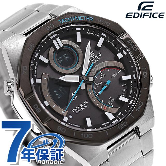 EDIFICE（CASIO） 3/15さらに+24倍 エディフィス ソーラー ECB-950DB-1A ECB-900 Bluetooth 海外モデル メンズ 腕時計 ブランド カシオ ...