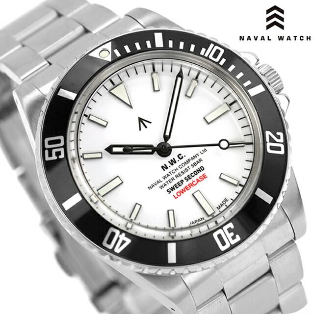 NAVAL WATCH ナバルウォッチ Produced By LOWERCASE Sweep Second Sec.hands Diver クォーツ 電池式 腕時計 ブランド メンズ ...
