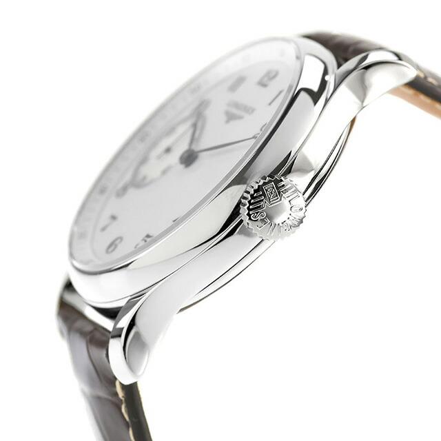 マスターコレクション ロンジン 手巻き 腕時計 ブランド メンズ ユニタス Unitas 6497 LONGINES L2.841.4.18.3 アナログ シルバー ブラウン スイス製 : 腕 ...