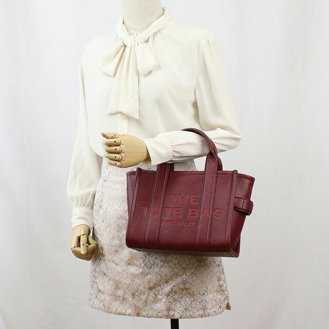 マーク・ジェイコブス トートバッグ レディース ブランド MARC JACOBS MINI TRAVELER TOTE レザー ベトナム H009L01SP21 CHERRY ボルドー系 バッグ MARC JACOBS（マーク・ジェイコブス） トートバッグ レディース