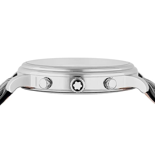 モンブラン トラディション クオーツ 腕時計 メンズ MONTBLANC 114339 アナログ ホワイト ブラック 黒 スイス製 ...