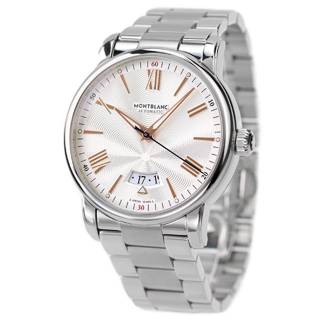 MONTBLANC（筆記具、時計） モンブラン 4810 自動巻き 機械式 腕時計 ブランド メンズ 114852 アナログ シルバー スイス ...