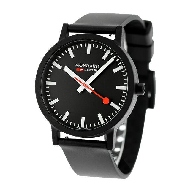 MONDAINE モンディーン エッセンス クォーツ 電池式 腕時計 ブランド メンズ MS1.41120.RB アナログ ブラック 黒 スイス製 : 腕時計のななぷれ - 通販 ...