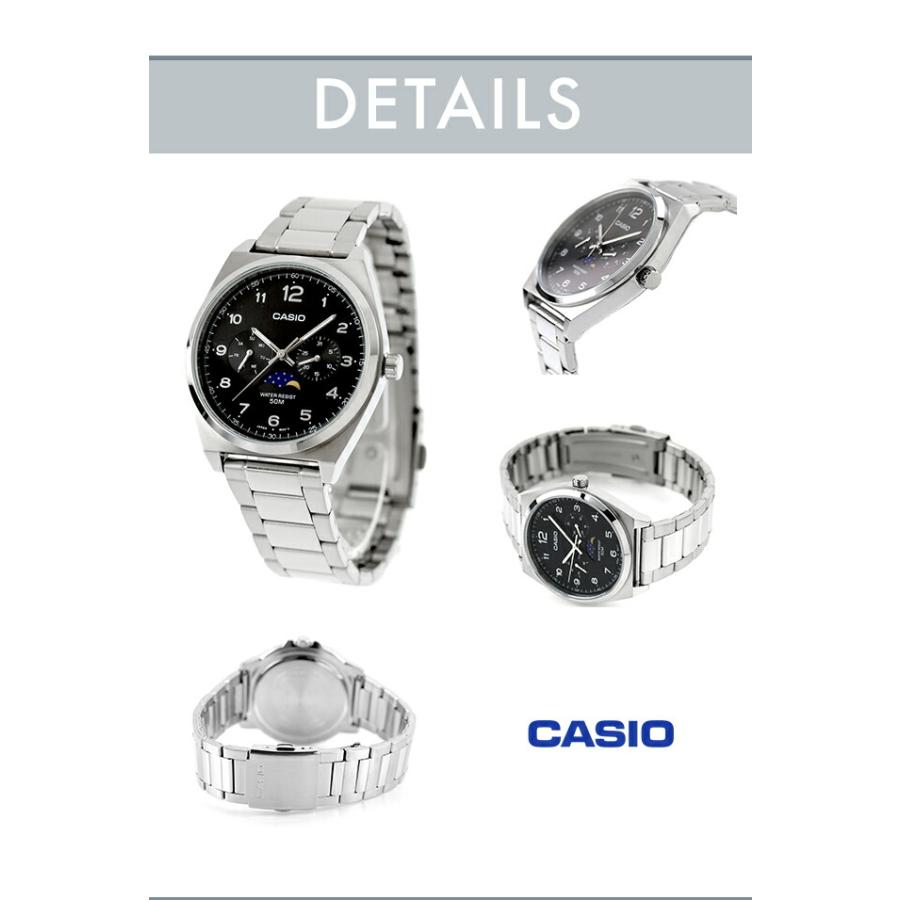 CASIO（カシオ） チープカシオ クォーツ 電池式 MTP-M300D スタンダード ムーンフェイズ メンズ チプカシ 腕時計 ブランド ...