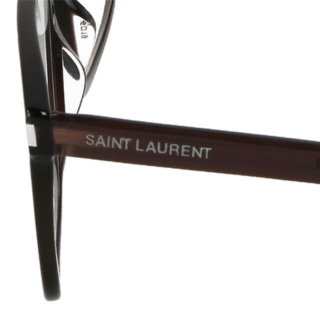 SAINT LAURENT 5/1は+9倍 サンローラン 眼鏡 メンズ レディース ブランド SL 288 SLIM ブラウン : 腕時計のななぷれ - 通販 - Yahoo!ショッピング