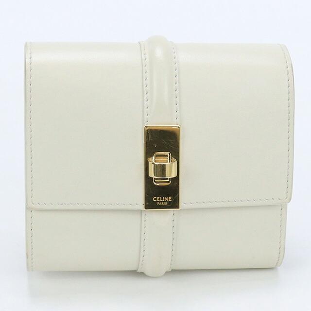 CELINE 中古 セリーヌ 三折財布小銭入付き レディース ブランド 16(セーズ) スモール トリフォールドウォレット カーフ : 腕時計のななぷれ - 通販 - Yahoo!ショッピング