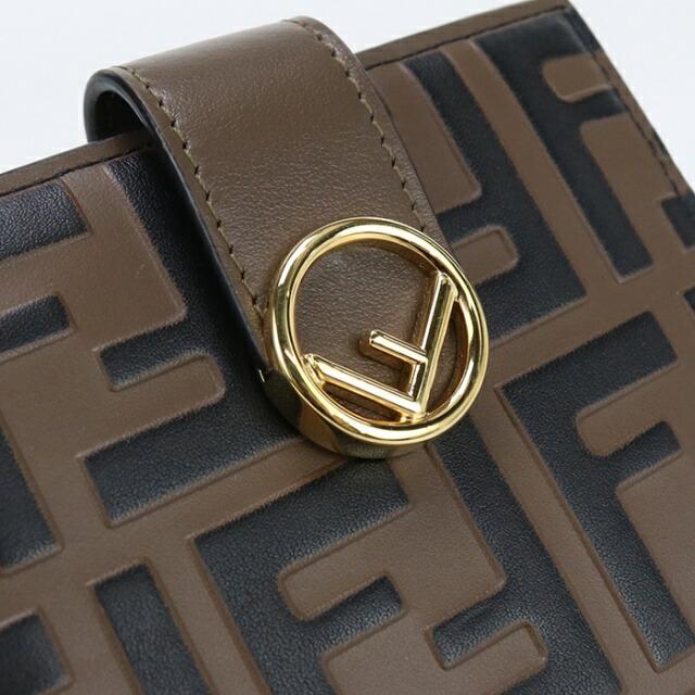 FENDI 中古 フェンディ 二折財布小銭入付き レディース ブランド エフ イズ 二つ折り財布 レザー 8M0386 AAFM F13VK ブラウン 財布 : 腕時計のななぷれ - 通販 ...