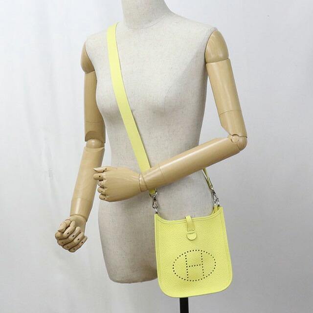 エルメス サイズ:TPM  エブリンTPM W刻印 SV金具ショルダーバッグ 中古 GZ14 HERMES（エルメス） 中古 ショルダーバッグ レディース ブランド