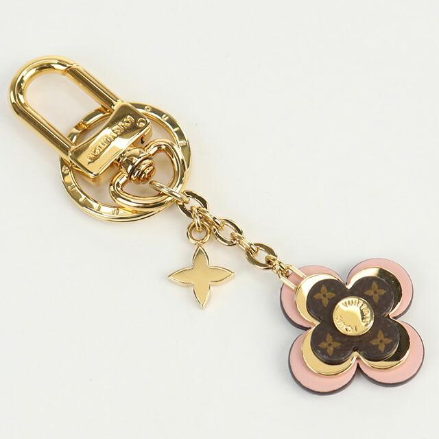 LOUIS VUITTON 中古 ルイヴィトン キーリング レディース ブランド ブルーミング フラワーBB M63085 ピンク 小物 ...