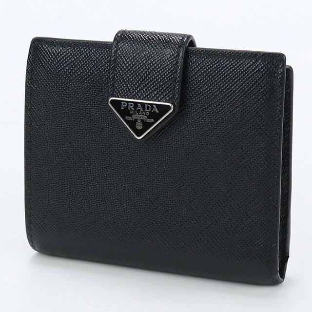 中古 プラダ 二折財布小銭入付き メンズ ブランド PRADA サフィアーノタブ財布 レザー 2M0008 2DYG F0002 ブラック 財布 : usdpr71433011 : 腕時計の ...