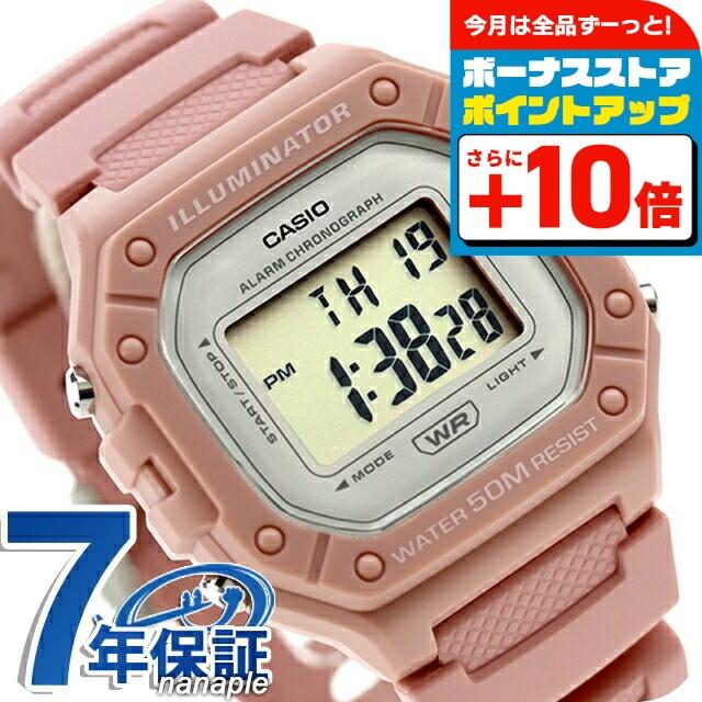 CASIO（カシオ） CASIO W-218HC-4AV ポップ 海外モデル レディース 腕時計 ブランド デジタル ピンク : 腕時計のなな ...