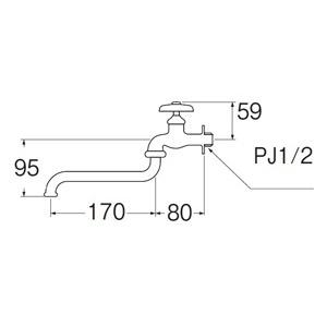 【SAN-EI 三栄水栓】自在水栓 自在水栓【A10J−13】 :4973987009006:ナンバYahoo店 - 通販 - Yahoo!ショッピング
