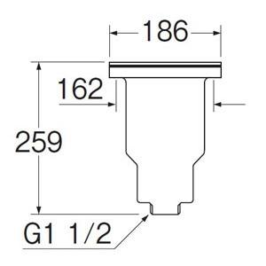 【SAN-EI 三栄水栓】排水栓 流し排水栓DS【H650】 : ナンバYahoo店 - 通販 - Yahoo!ショッピング