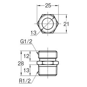 【SAN-EI 三栄水栓】ベンリ−カンニツプル ベンリ−カンニツプル【PT20−13】 :4973987750335:ナンバYahoo店 - 通販 - Yahoo!ショッピング