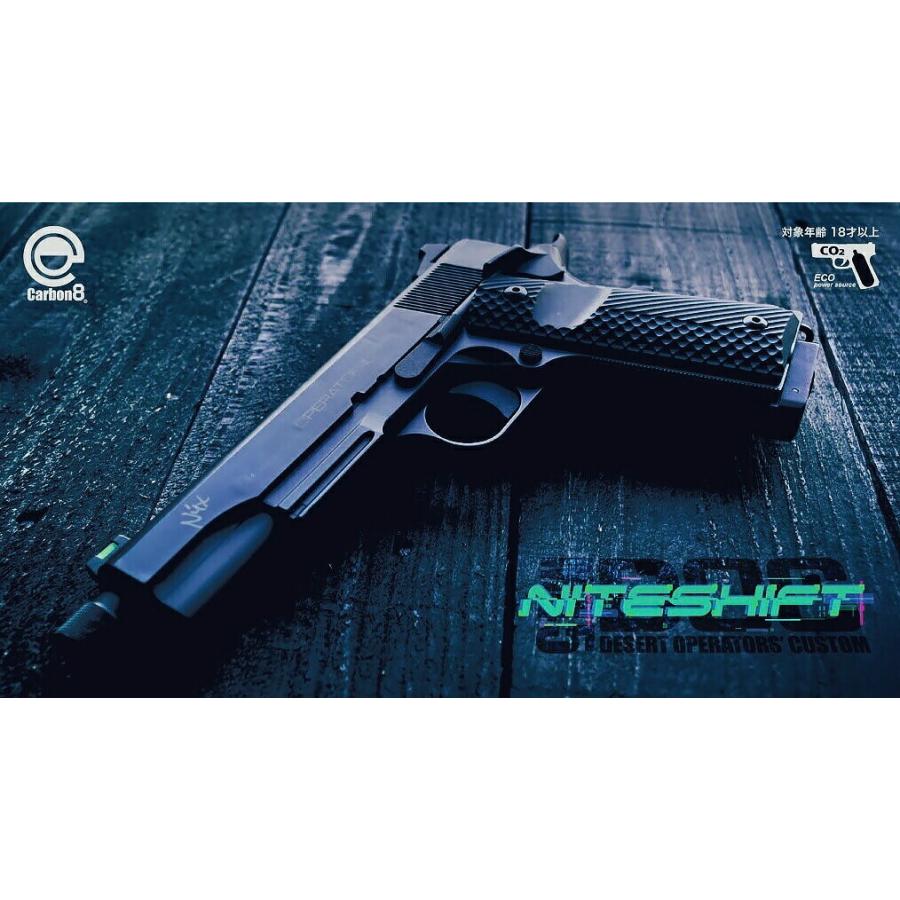 Carbon8 製 】限定生産モデル M45DOC NITESHIFT カーボネイト ナイトシフト Co2 ガスブローバック ハンドガン 本体 ...